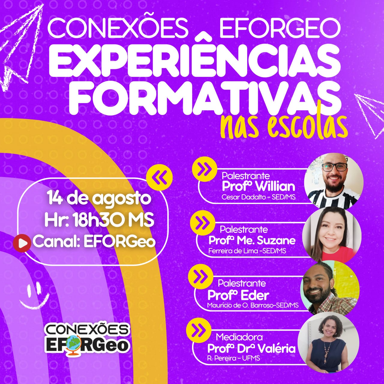 » Conexões EFORGeo e as Experiências Formativas na Escola